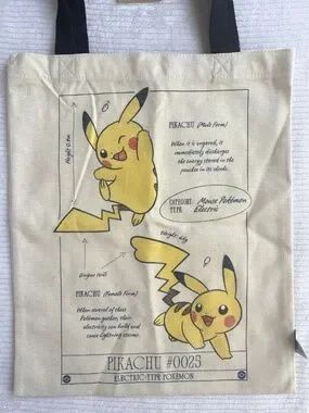 Pokemon | Bags | Pokmon X Natural History Museum London Pikachu Tote ...